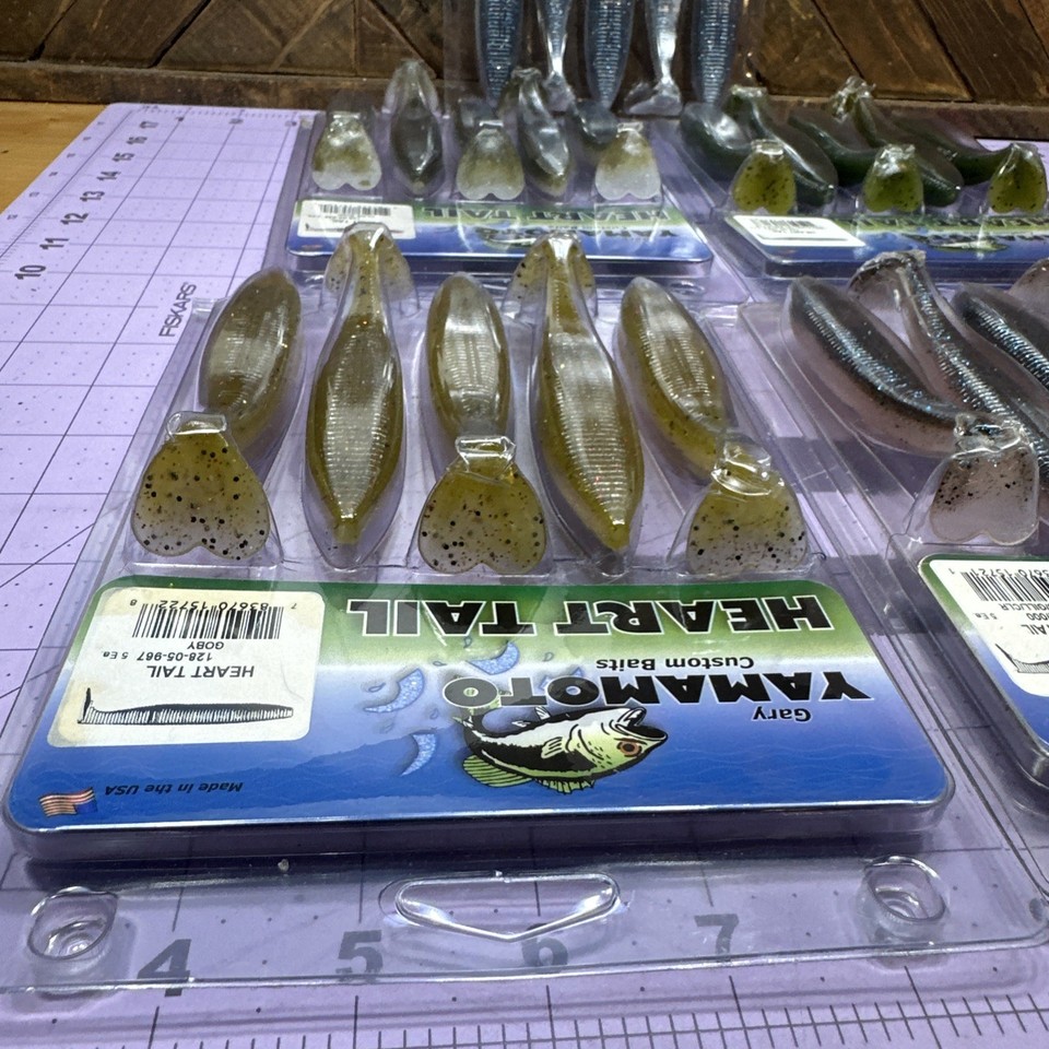Gary Yamamoto Custom Baits Discontinued Fishing Lures 25 Total ...