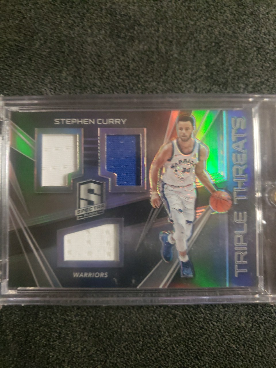 Stephen Curry 2017 Spectra #TT-4 Triple Threats /99 Price Guide ...