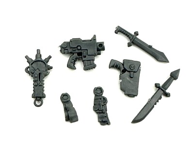 Warhammer 40k: Space Marines Dark Angels Veterans Bits Auspex Blade ...