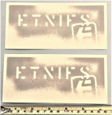 MARE! Lot of 2 Etnies Es Emerica Footwear VintageSkateboard STICKER 6-1 ...