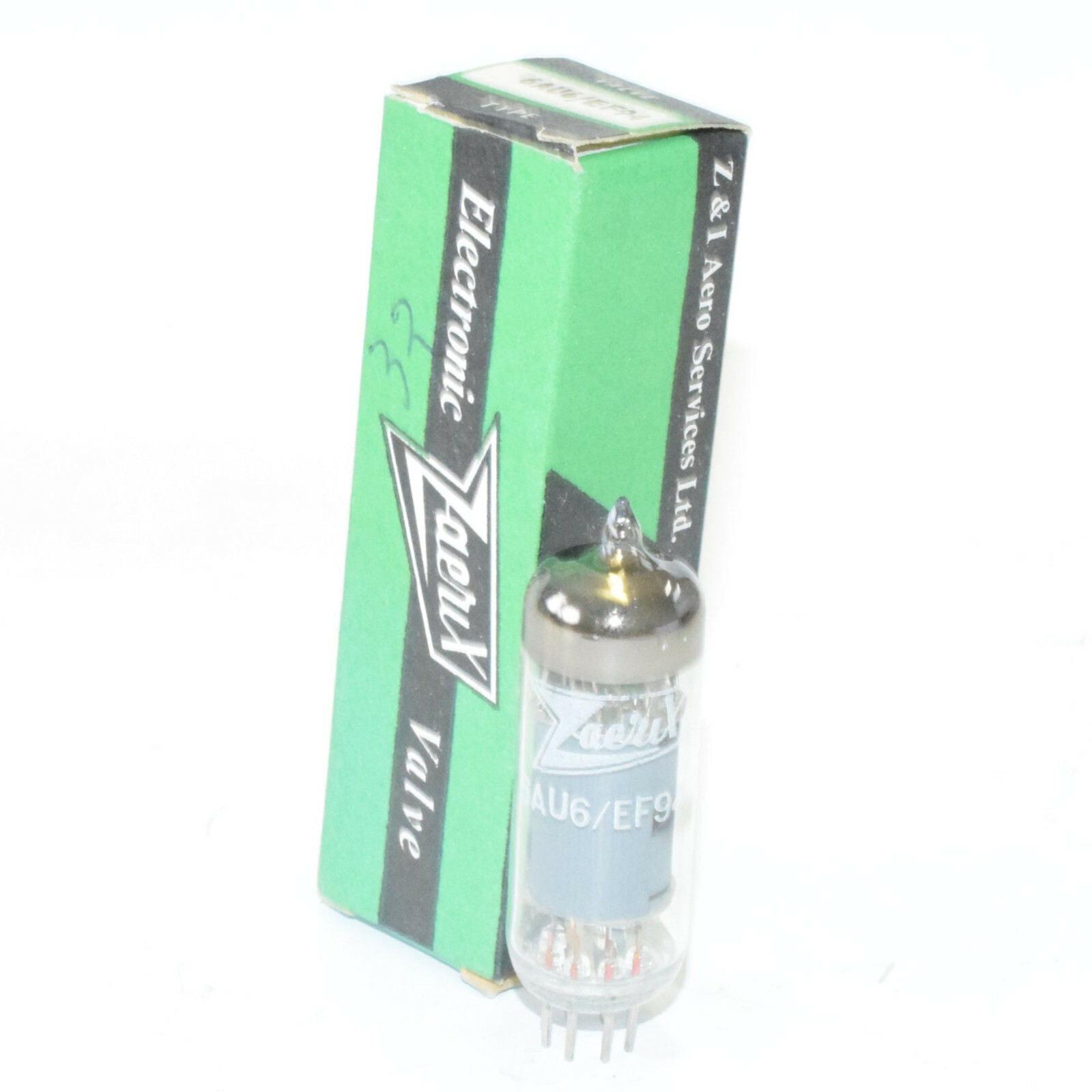6AU6/EF94 ZAERIX LOT OF 1 VACUUM PENTODE TUBE = 6AU6 EF94 6J4P 6P2 ...