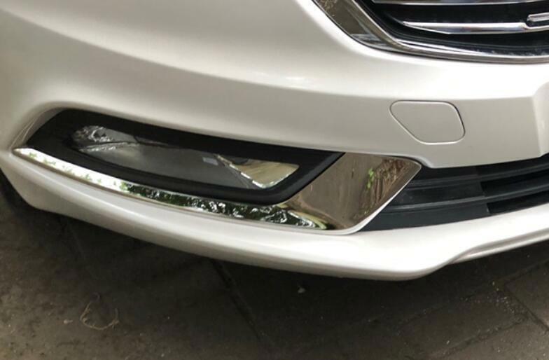 For Ford Mondeo/Fusion Chrome Steel Front Fog Light Lamp Strip Trim 17 ...