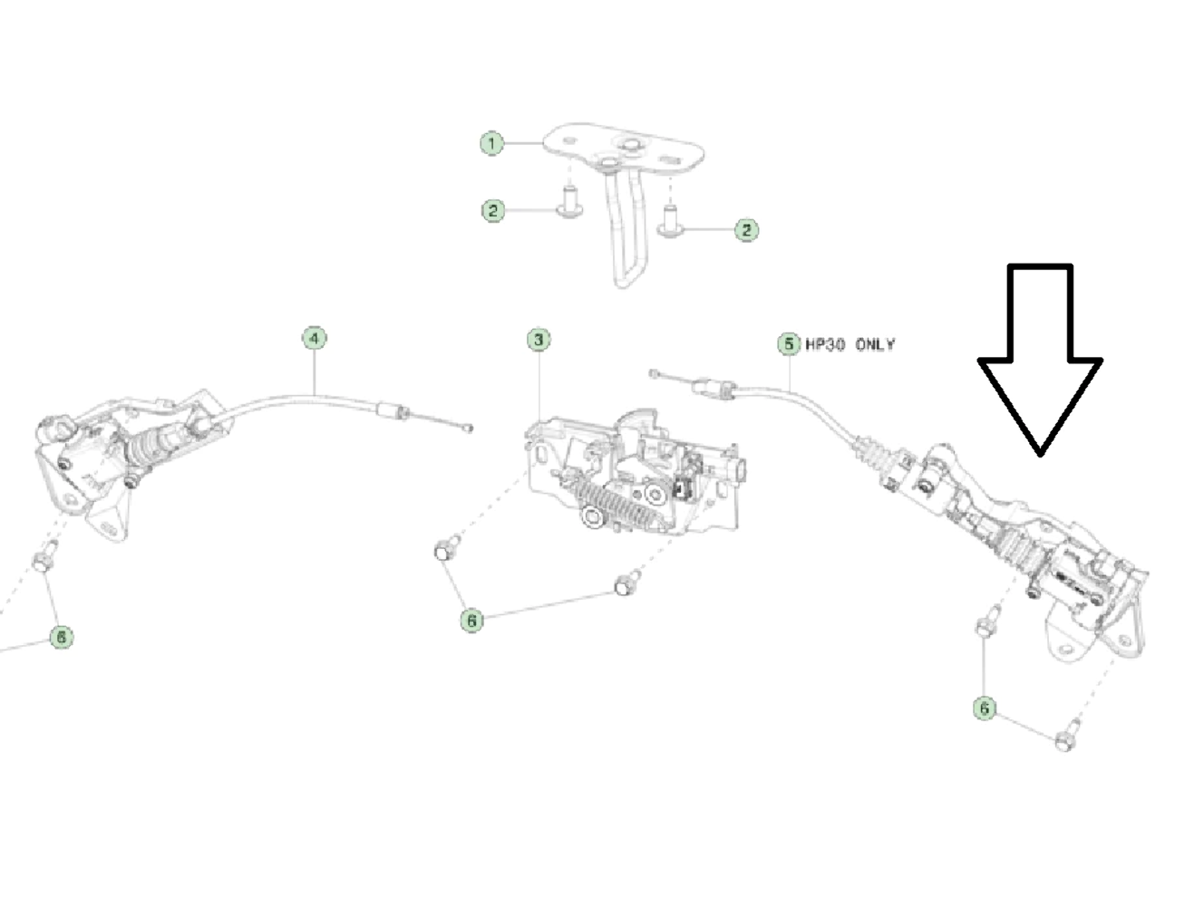 Tesla Model 3 Frunk Actuator Secondary Release Assembly, 2017-2020 | eBay