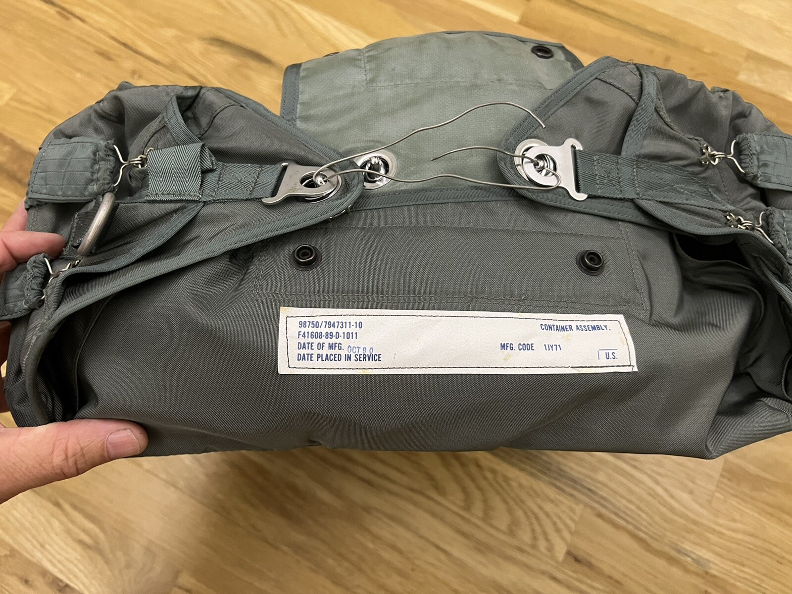 Ejection Seat Parachute Container NOS F-4 Phantom Martin Baker Mark 7 ...