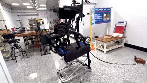 Rollator wheelchair lifter Battery Powered Lift 100 lb portable light ...