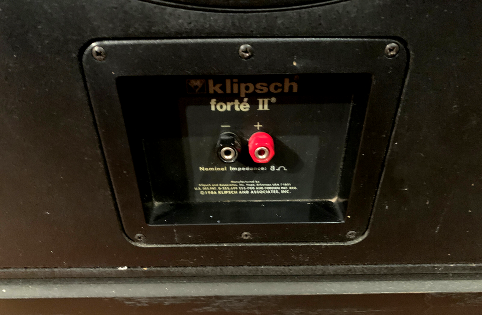 Klipsch Forte II upgraded B+K crossovers Sequential Serial #s Excellent ...
