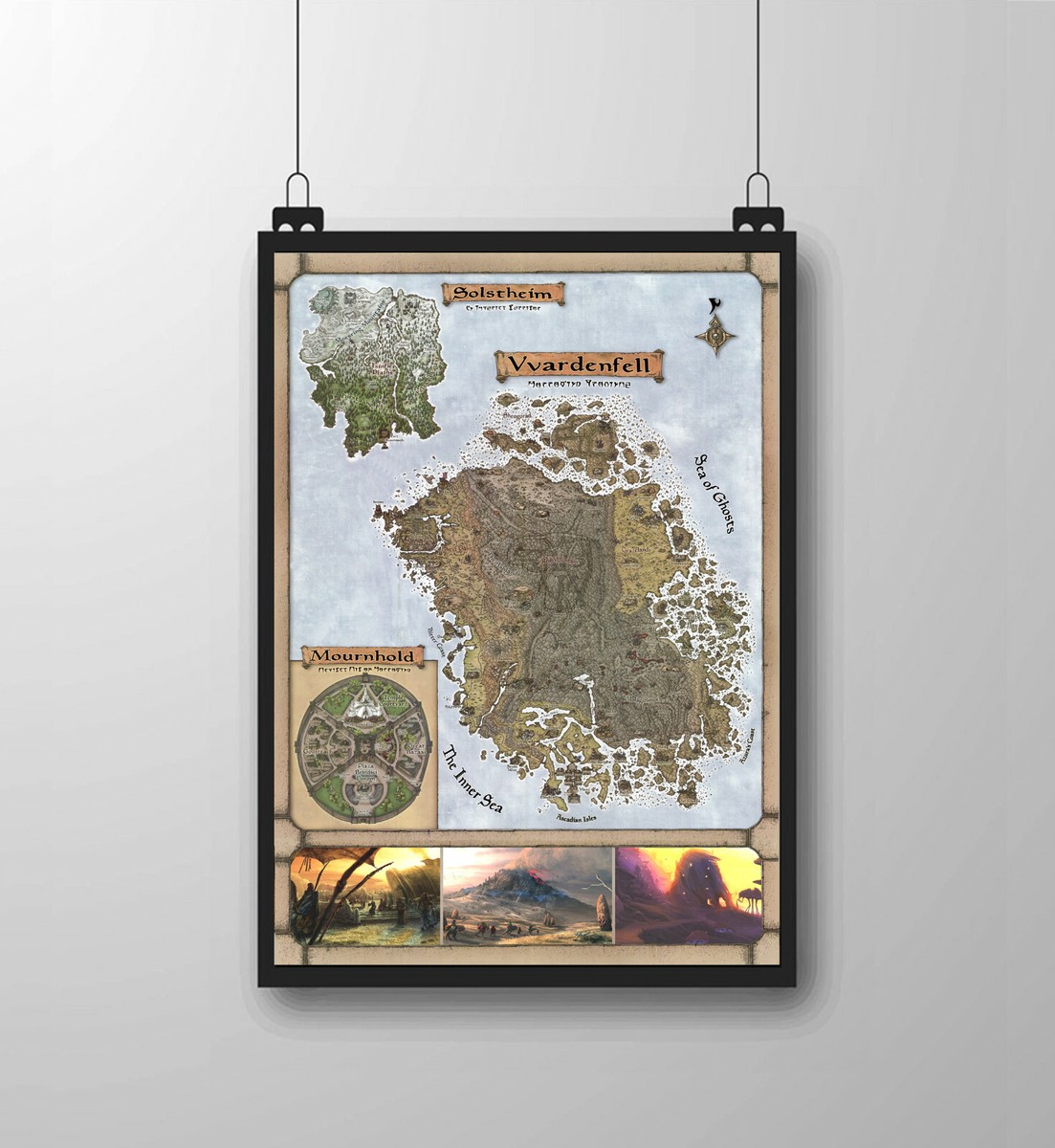 Elder Scrolls Morrowind Map