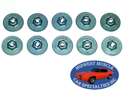 Trim Molding Clip Emblem Pal Thread Cutting Speed Nuts Fits Dodge ...