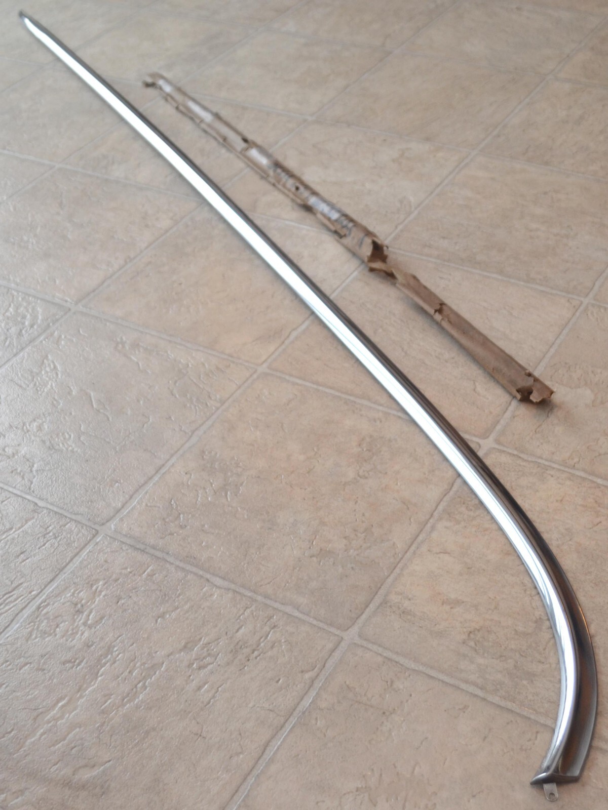 NOS 1958 Ford Retractable Skyliner Right Rear Quarter Lower Finish Trim ...