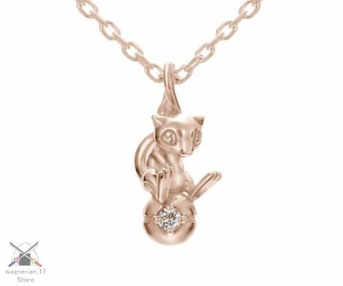 Pokemon Mew K18 Pink Gold Necklace Jewelry U-TREASURE | eBay