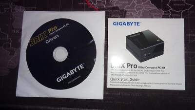 GIGABYTE GB-BXi5 quick start guide and drivers disc. | eBay