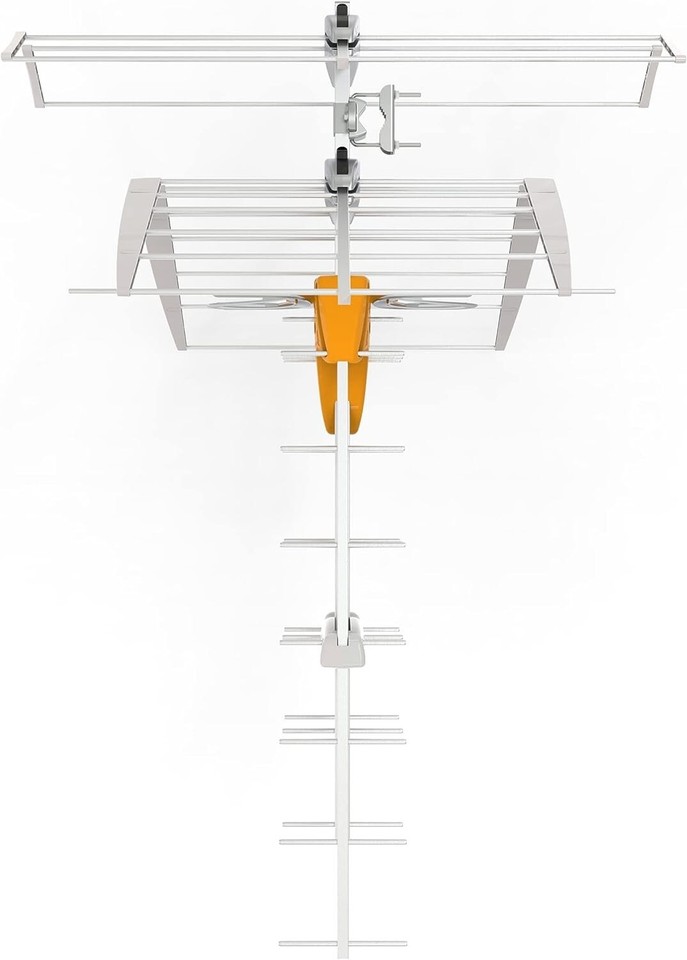 Televes DATBOSS 60 Mile Hi-VHFUHF Amplified Outdoor HDTV Antenna ...