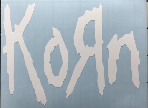 Korn Logo Vinyl Decal Sticker Car Truck Windows Laptops Bumper Boards ...