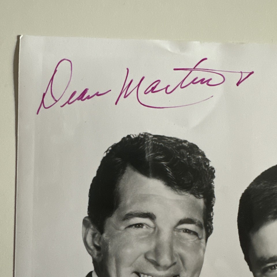 Dean Martin Autograph Original With Jerry Lewis | eBay