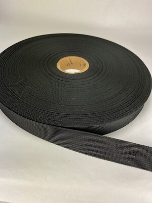 25 feet tactical, flat BLACK nylon webbing, 1 inch wide, lightweight | eBay