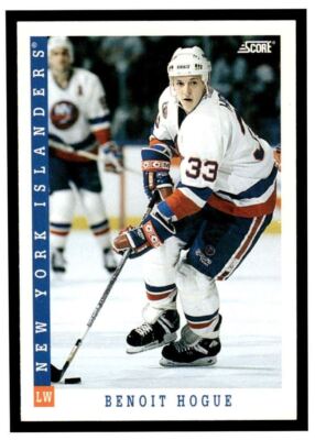 1993 Score #16 Benoit Hogue - New York Islanders | eBay