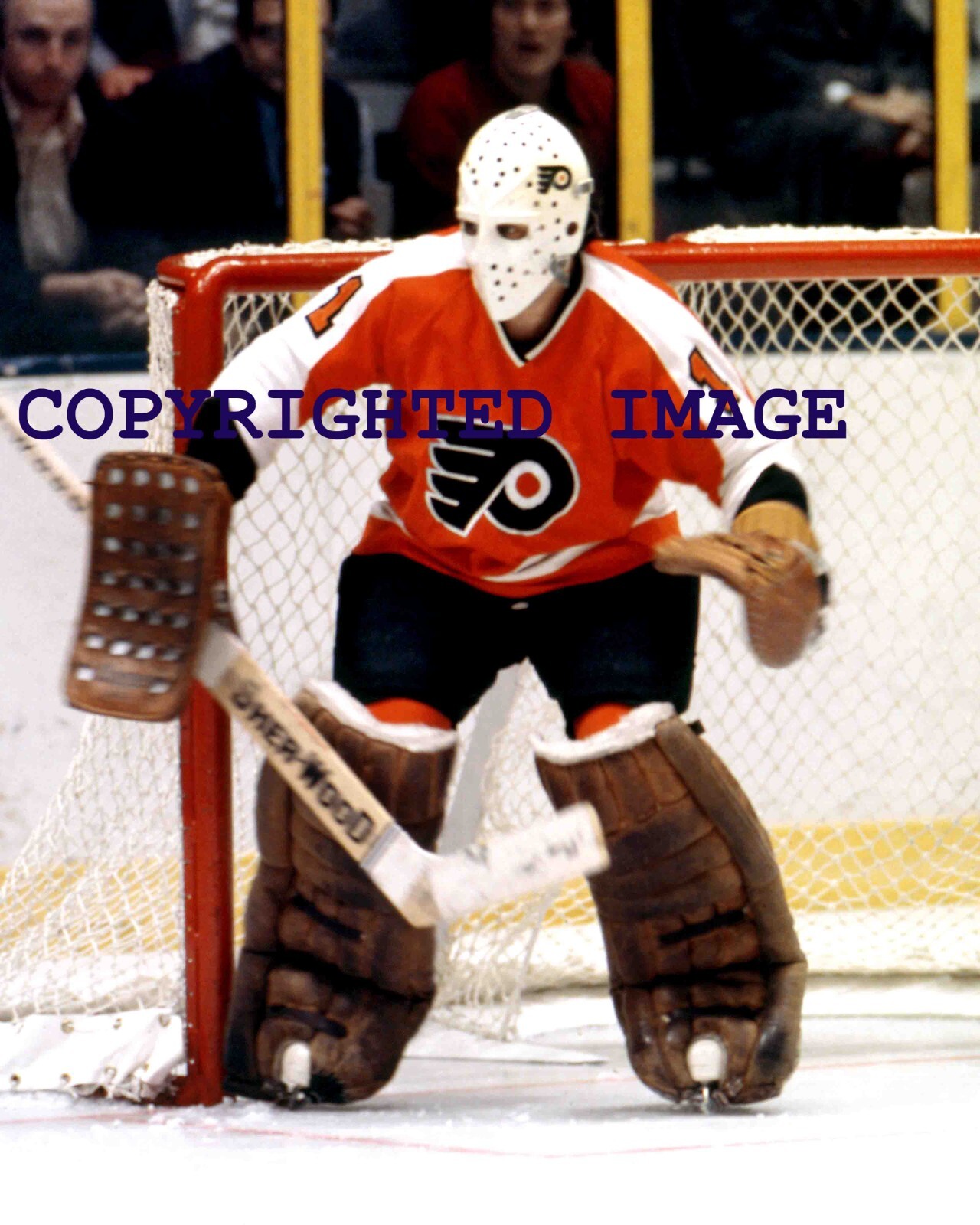 Bernie Parent 1967-71, 1973-79 Philadelphia Flyers HOF'er 1984 Color ...