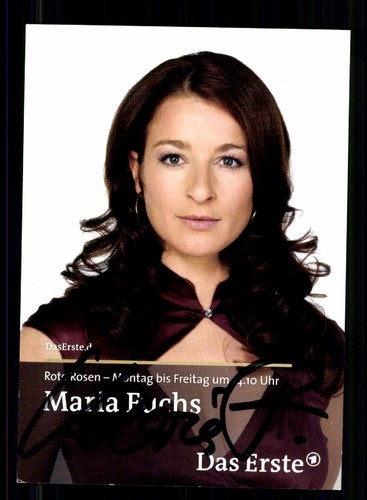 Maria Fuchs Rote Rosen Autogrammkarte Original Signiert # BC 211005 ...