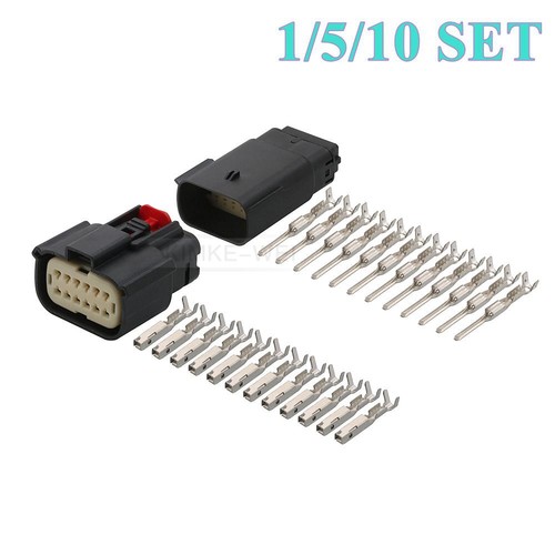 12 Pin/Way Molex MX150 Motorcycle Automotive Male Female Connector Plug ...