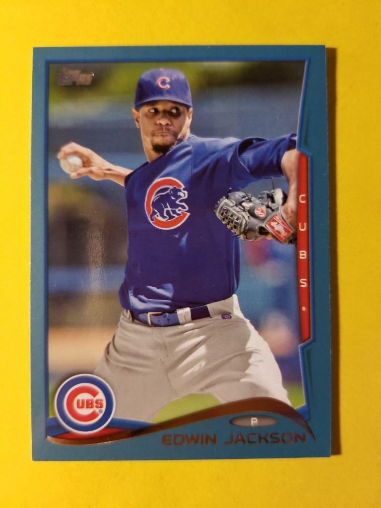 EDWIN JACKSON (SP) BLUE VARIATION #361 CHICAGO CUBS - 2014 TOPPS MLB ...