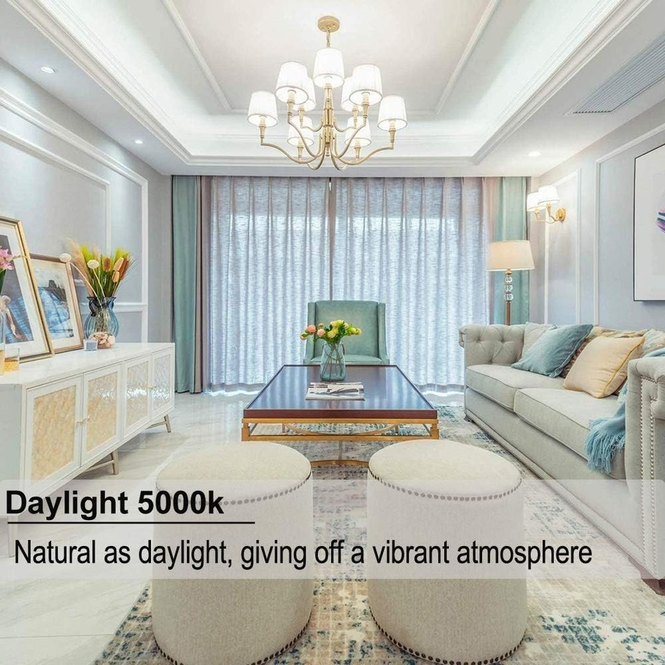 E12 LED Bulb, 6 Pack E12 Candelabra Bulb 60 Watt 6W- 5000K Daylight - 6 Pack | eBay