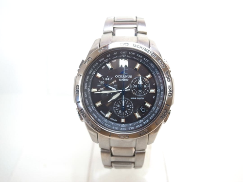 Casio Oceanus OCW-600 Chronograph Solar Titanium Watch From Japan | eBay