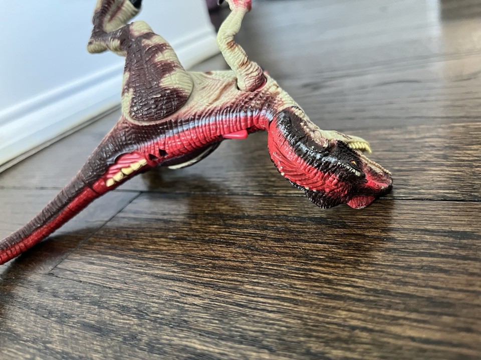 Jurassic Park III JP3 2000 RE-AK A-TAK Alpha Velociraptor Figure Hasbro ...