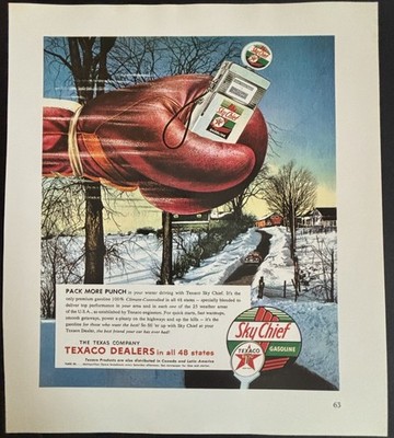Book Clipping Photo Texaco Sky Chief Print Ad | eBay