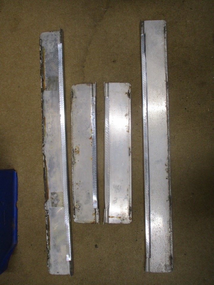 Jaguar MK2 240 340 V8-250 Polished original door tread plates set of 4 ...