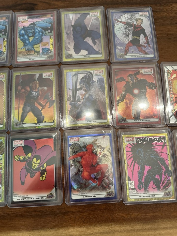 2022 Marvel Platinum 20 Card Lot, Contains Serial Numbered / Refractors ...