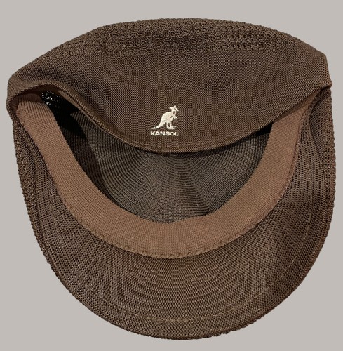 Kangol Tropic 504 Cap Hat Brown Ventair Newsboy Cabbie Paperboy XL | eBay