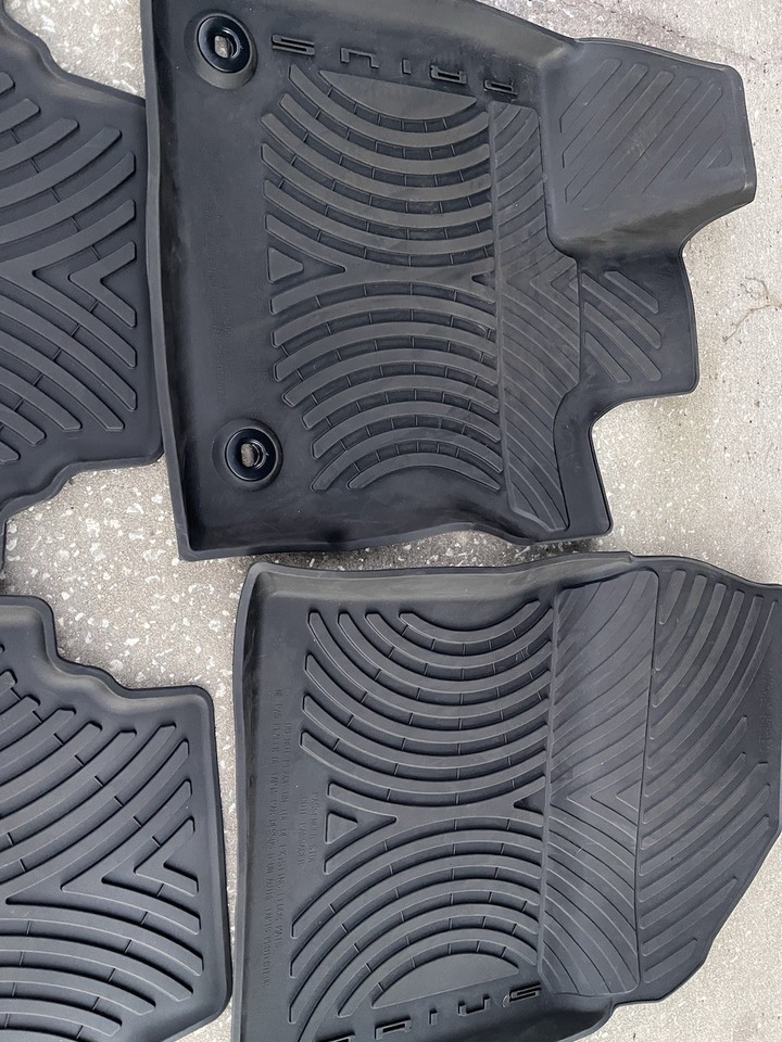 2023 2024 TOYOTA PRIUS FRONT REAR LEFT RIGHT RUBBER ALL WEATHER FLOOR ...