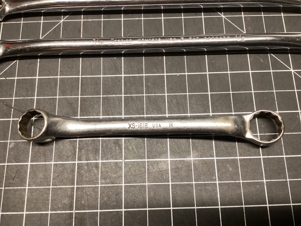 Snap On 15° Offset High Performance Box Wrench Set Plus One Bonus ...