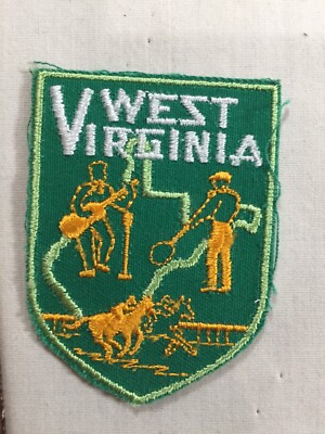 West Virginia State green Shield used Emblem Patch | eBay