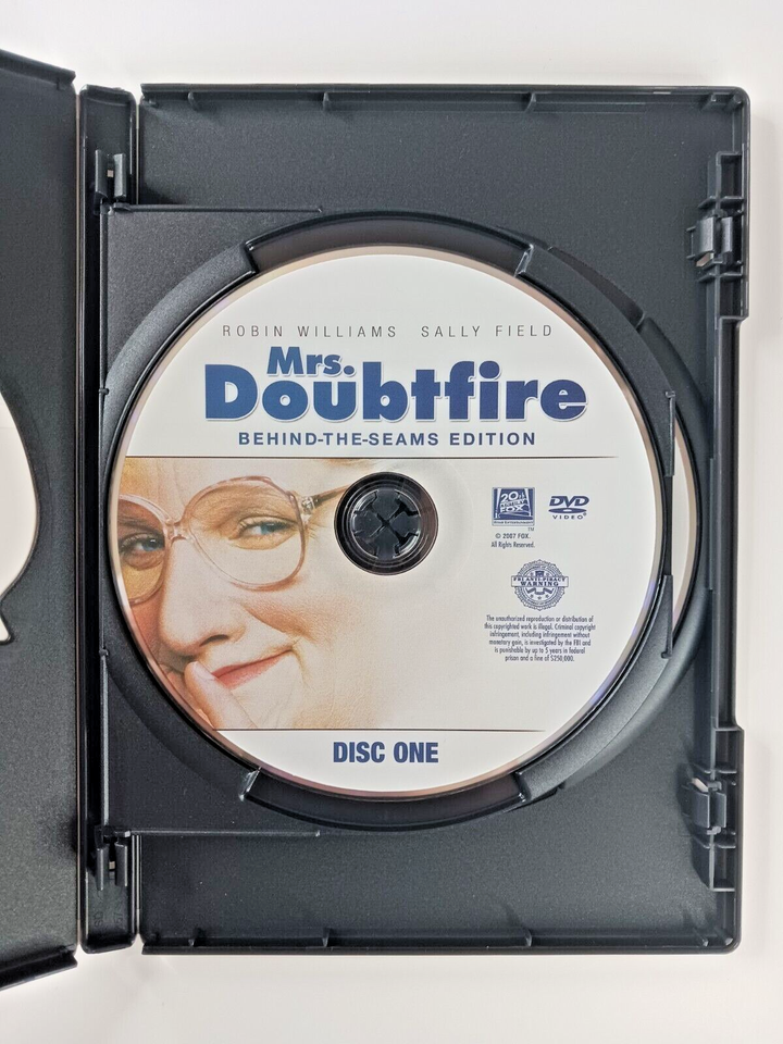Mrs. Doubtfire (DVD, 2009, 2-Disc Set, Behind the Seams Edition ...