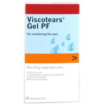 Viscotears Gel PF Eye Drops 0.6g X 30 Single Vials | eBay