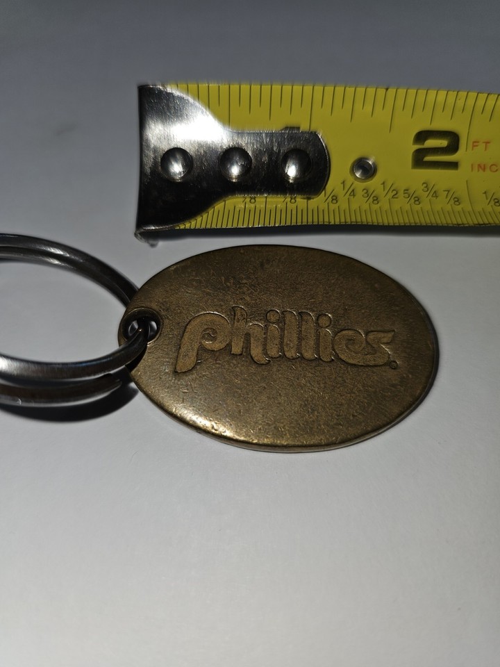 Vintage Solid Brass Philadelphia Phillies Keychain | eBay