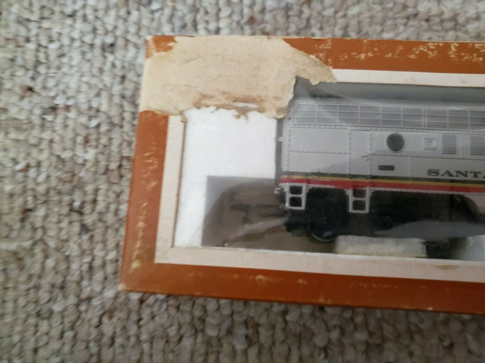 TYCO Santa FE Red Diesel Train Engine HO Vintage 70s 224 F9-a for sale ...