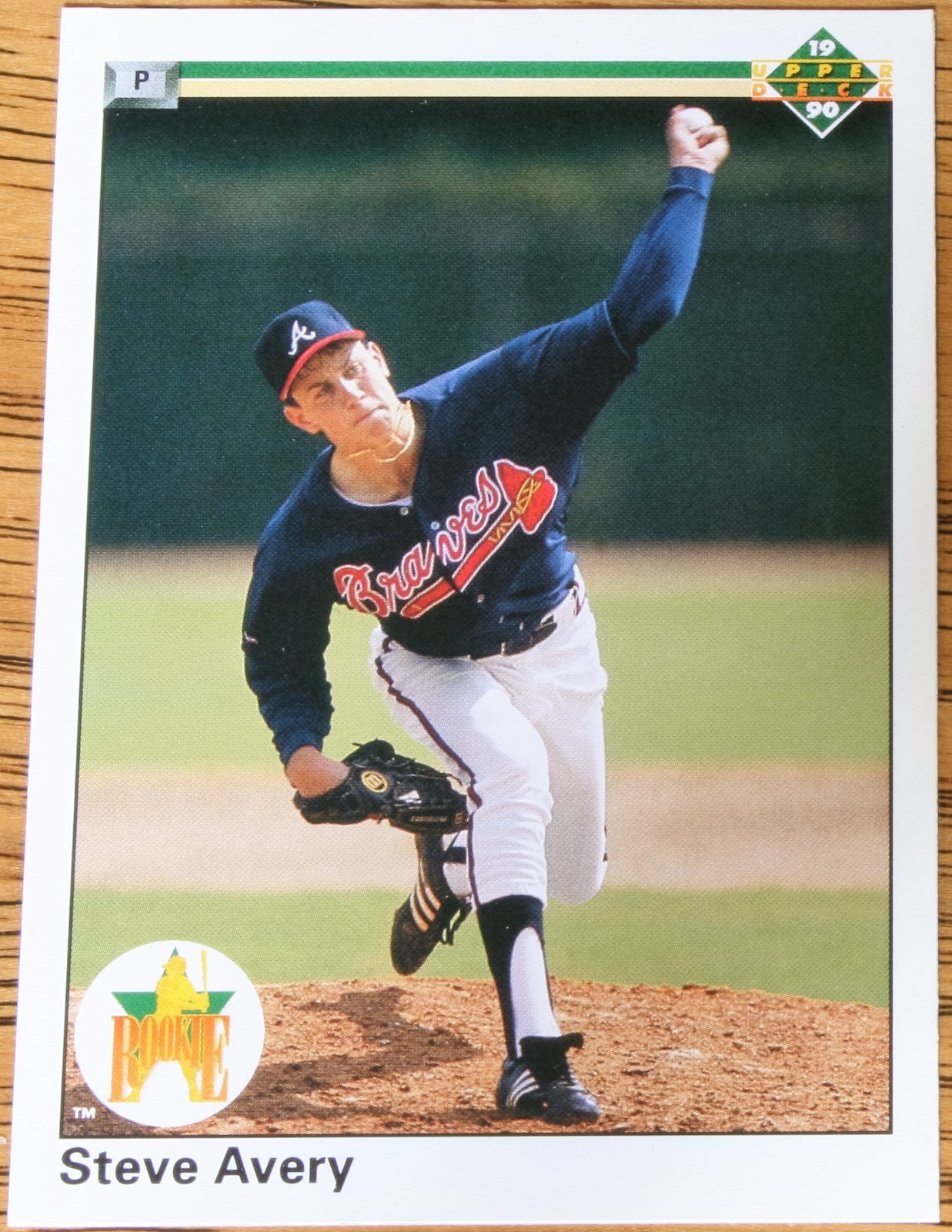 Steve Avery Atlanta Braves 1990 Upper Deck Baseball Card #65 Rookie ...