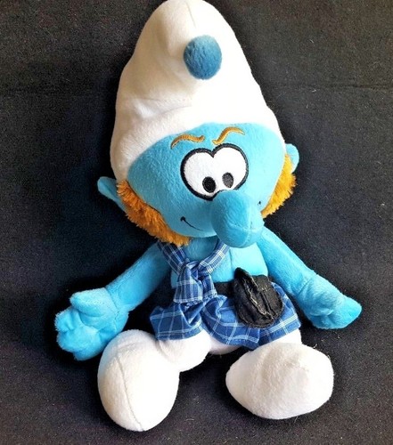 The Smurfs Plush Toy Gutsy Smurf Scottish Smurf Kilt 14" Stuffed Animal ...