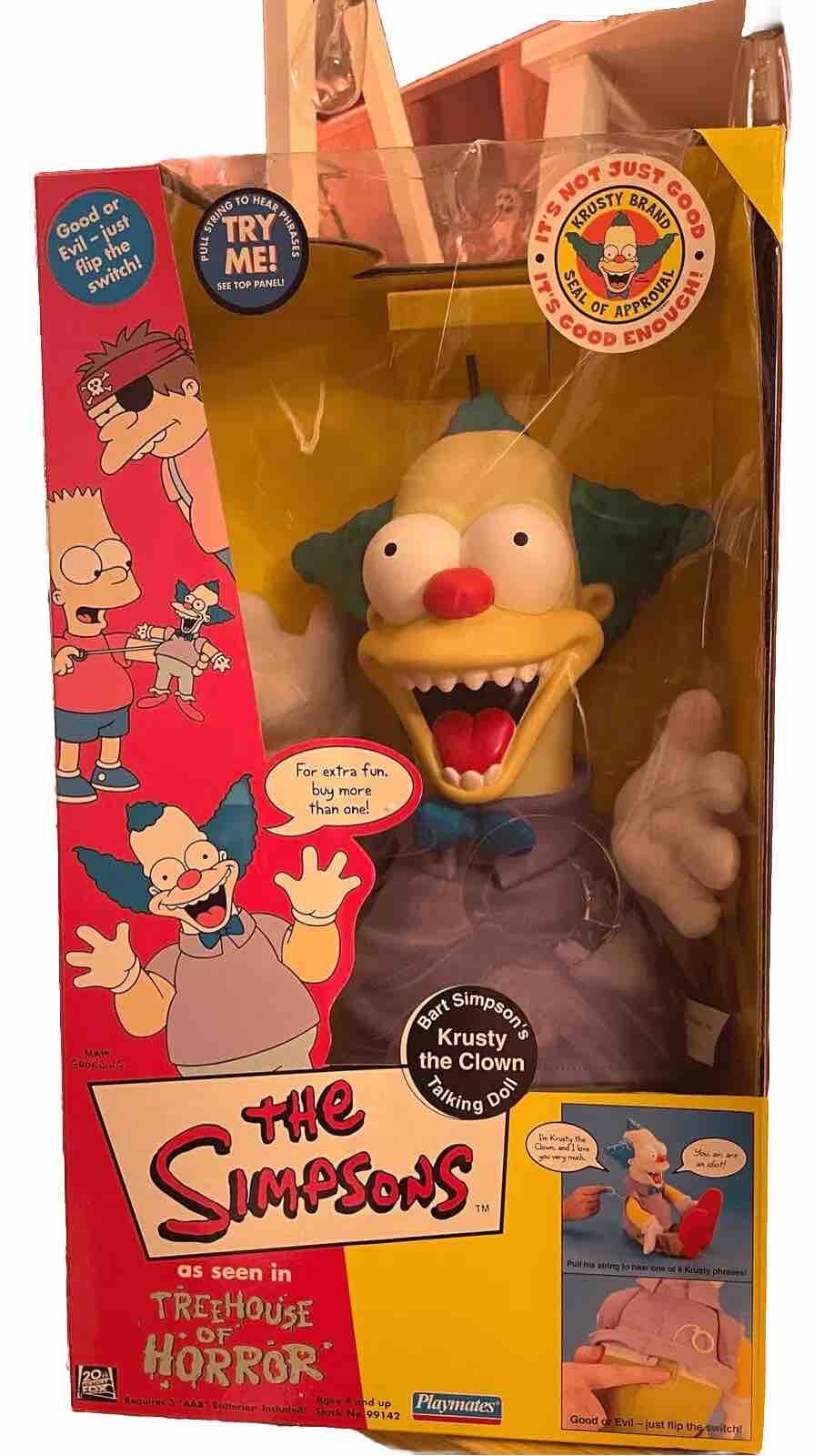 Playmates The Simpsons Treehouse of Horror Talking Krusty the Clown ...