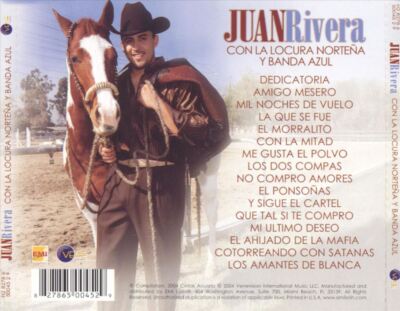 JUAN RIVERA (SINGER) - CON LA LOCURA NORTENA Y BANDA NEW CD ...