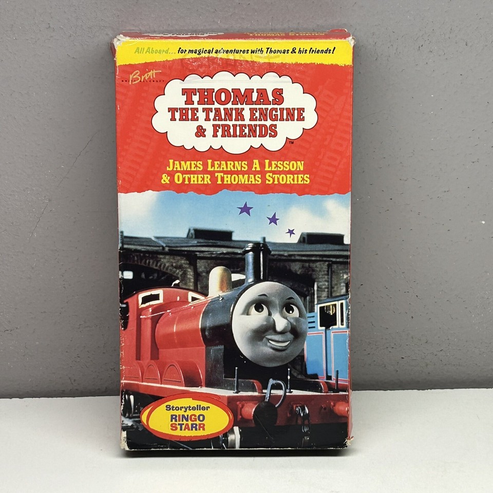 Thomas Tank Engine Friends James Learns Lesson VHS Video Train Strand ...