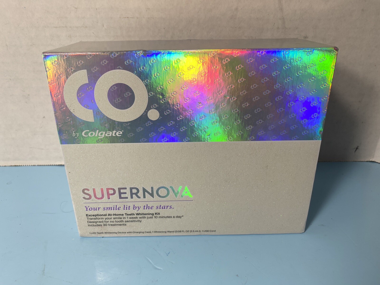 Colgate SuperNova Rechargeable At-Home Teeth Whitening Kit 1 LED 30 ...