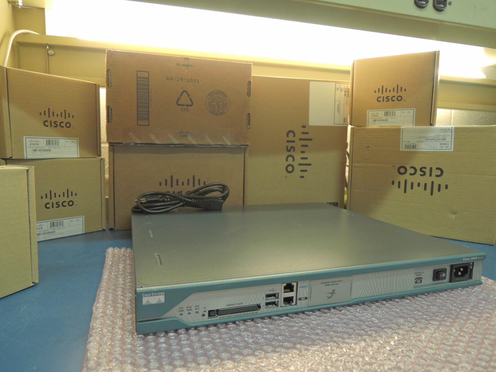Cisco 2811 2-Port 10/100 Wired Router (CISCO2811-AC-IP) for sale online ...