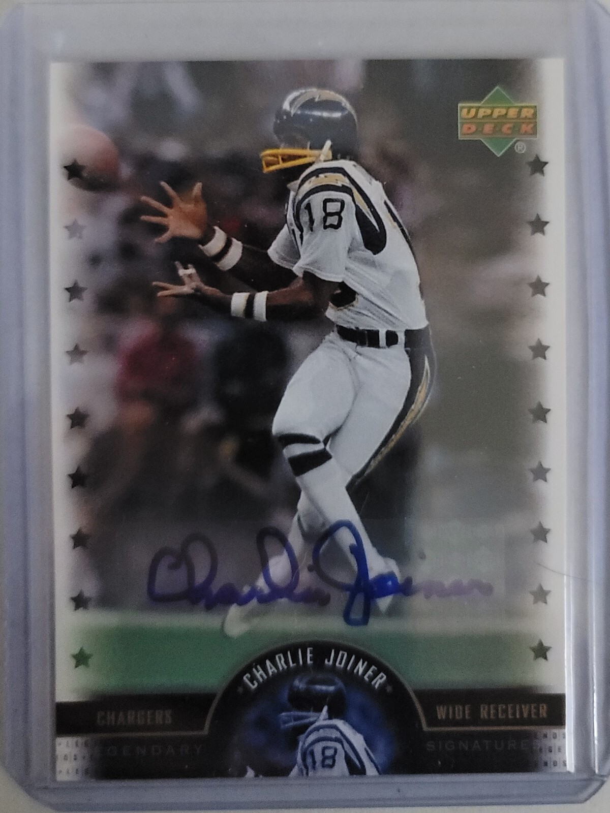 2005 Upper Deck Legends Charlie Joiner Autograph LS-CJ Chargers HOF | eBay