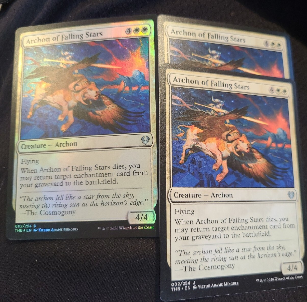 MTG THB Archon of Falling Stars PACK FRESH 002/254 (1) FOIL (2) REG ...