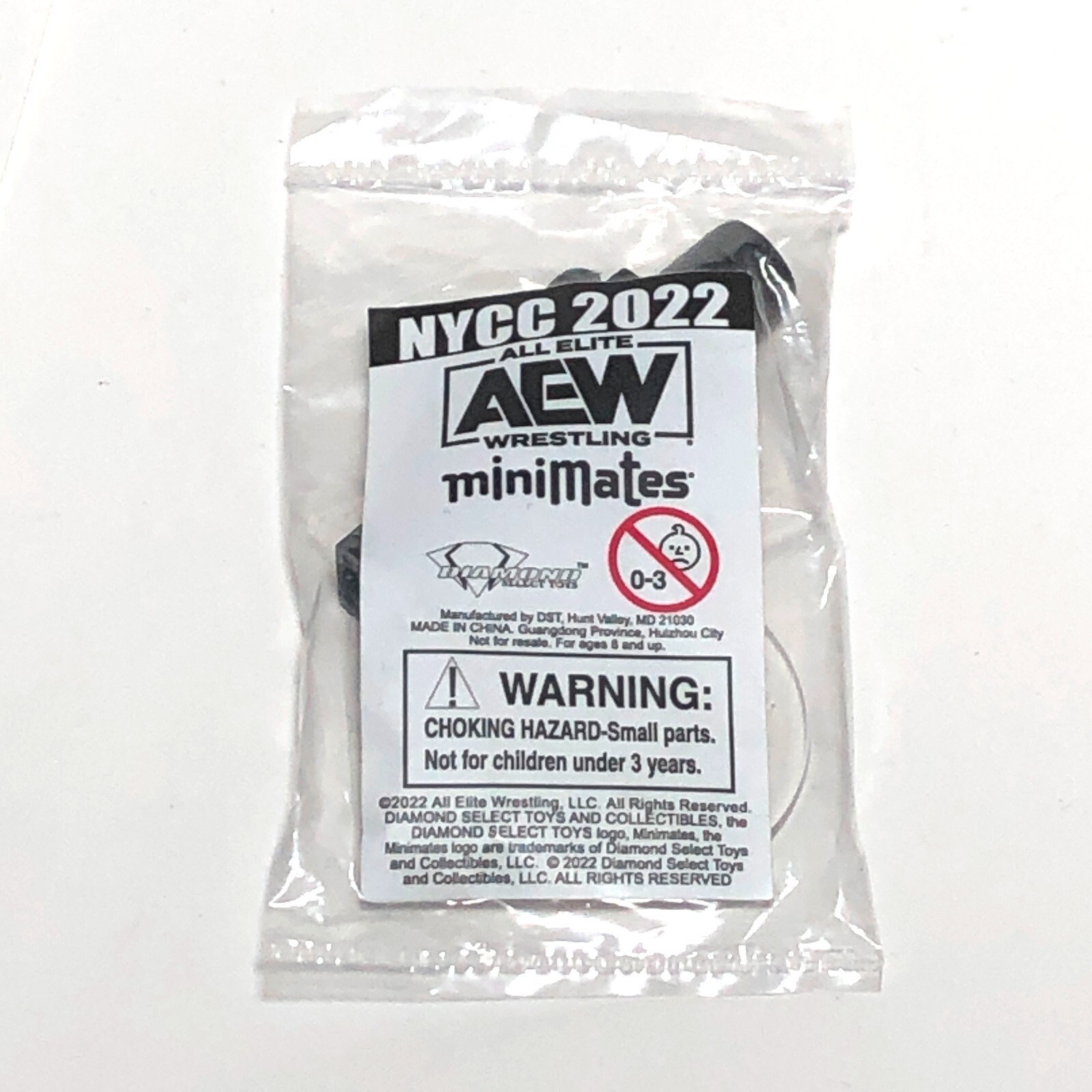 2022 NYCC Exclusive Minimates AEW Wrestling Promo Blank Figure Diamond ...