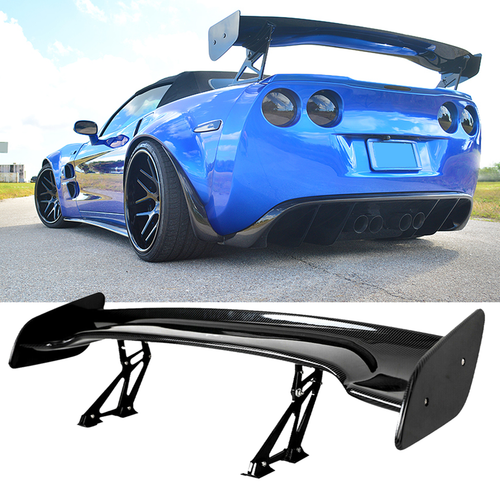 For Chevy Corvette C6 C7 46" Rear Trunk Spoiler Racing Tail Wing GT ...