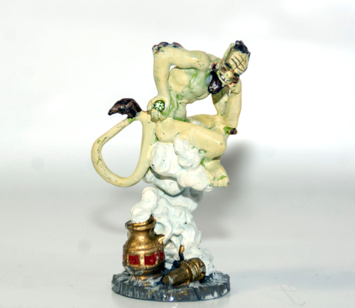 Enchanted Kingdom of Xanth Demon Beauregard Pewter Figurine Franklin ...